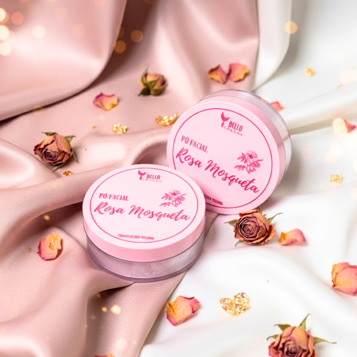 Pó Facial Rosa Mosqueta BC32 - Ideal para Vender Maquiagem - Virtual ...