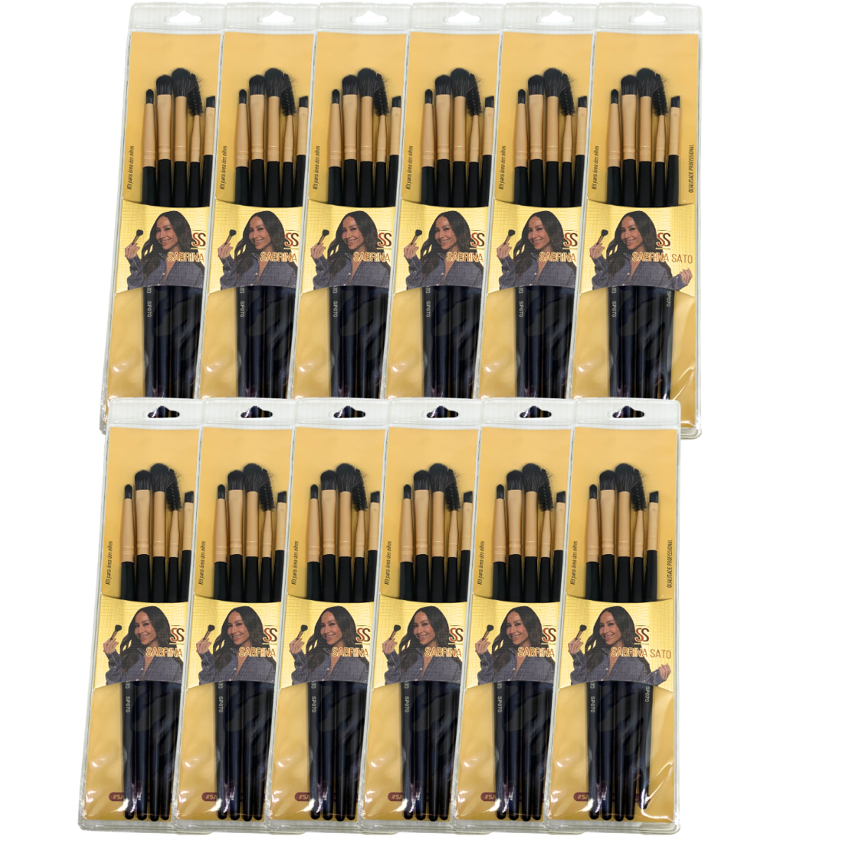 Kit 5 Pincéis Sabrina Sato SP070 - 12 unid Atacado - Virtual Make ...