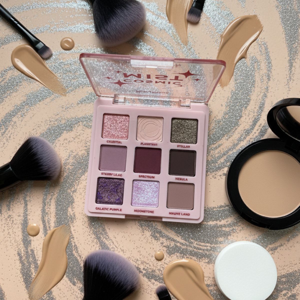 Paleta de Sombras Cosmic Mist Ruby Rose - 1 Unidade - Virtual Make ...