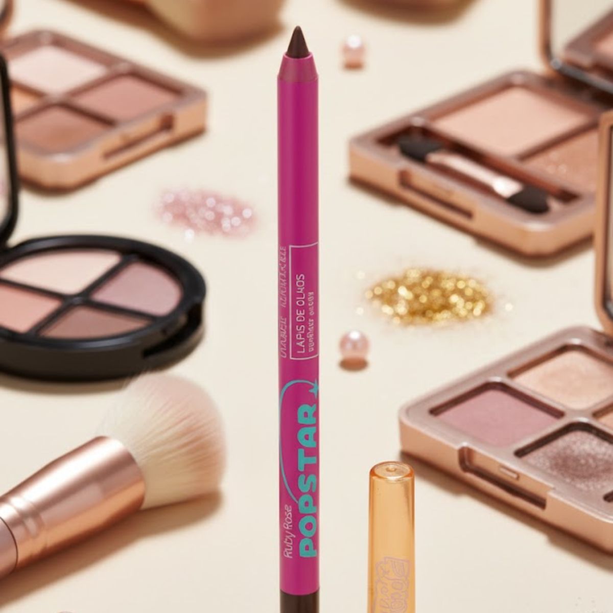 Lápis de Olho Marrom Ruby Rose Hot Blink Popstar HB-E2402-3 - Virtual Make | Maquiagem Atacado p ...