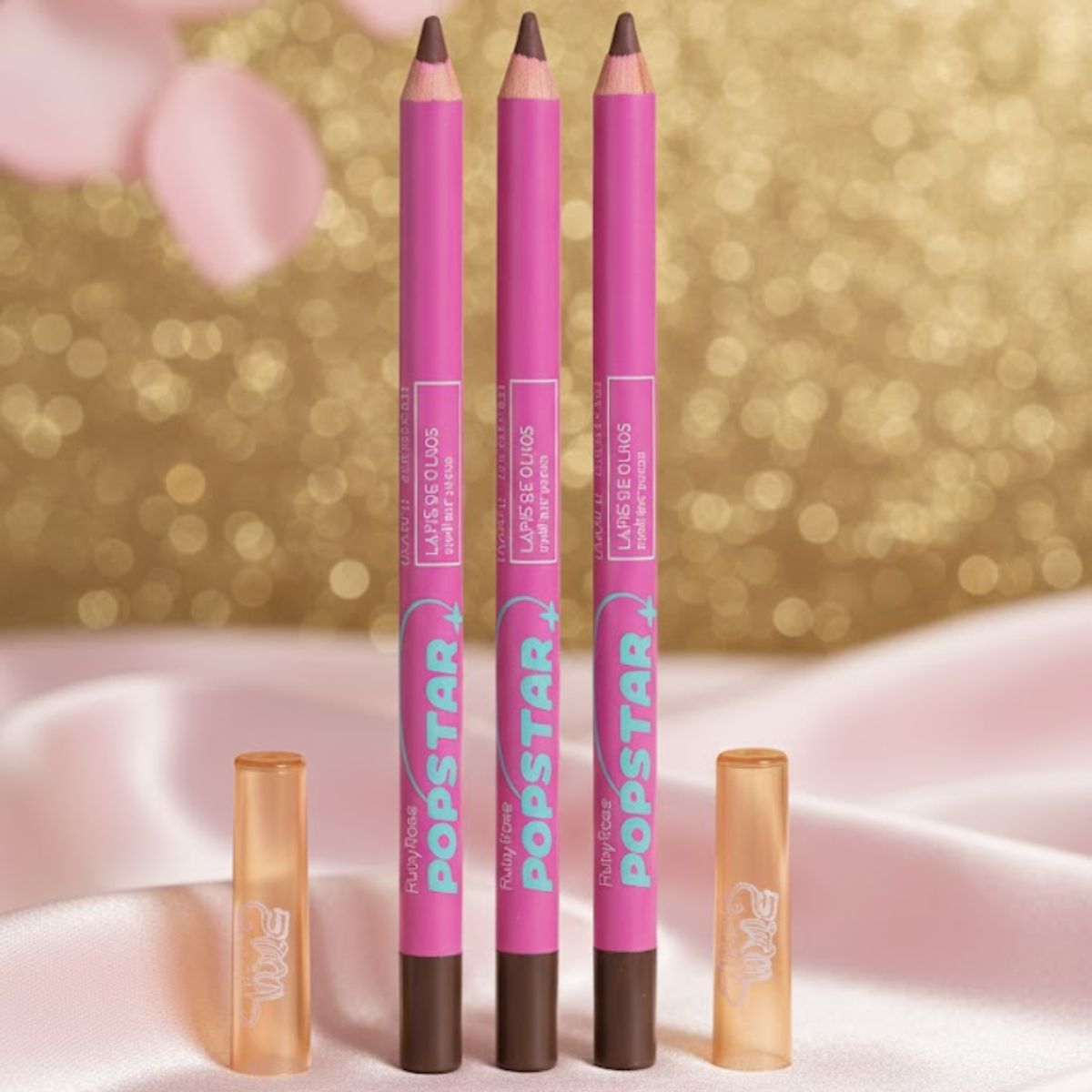 Lápis de Olho Marrom Ruby Rose Hot Blink Popstar HB-E2402-3 - Virtual Make | Maquiagem Atacado p ...