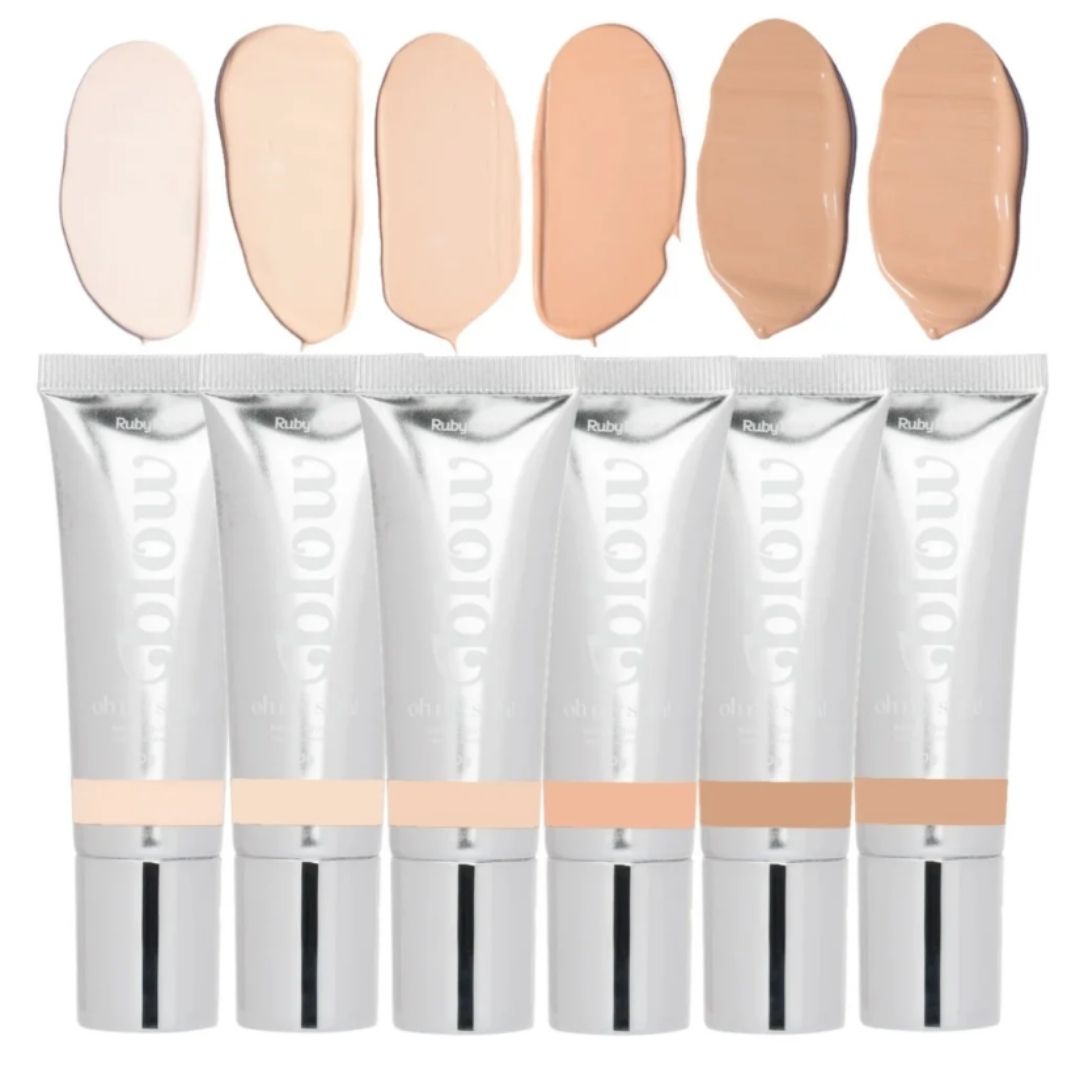 Base Líquida Ruby Rose Oh My Skin G1 Kit 6 Unidades Atacado - Virtual ...