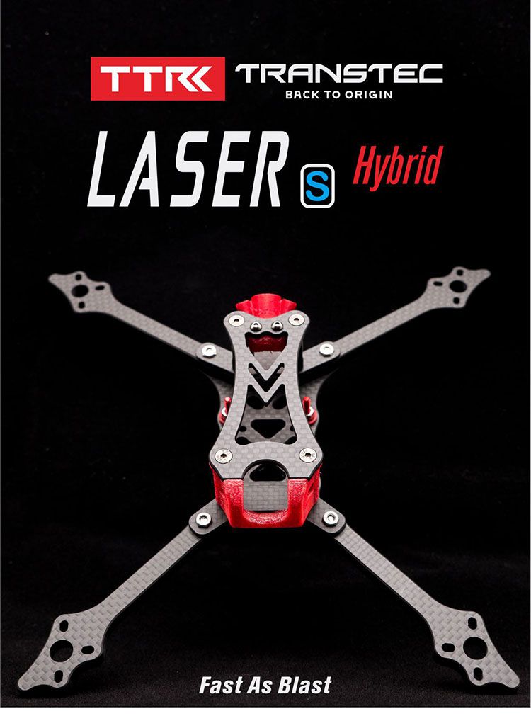 Frame TRANSTEC LASER S 224 milímetros FPV - FJR DRONES FPV
