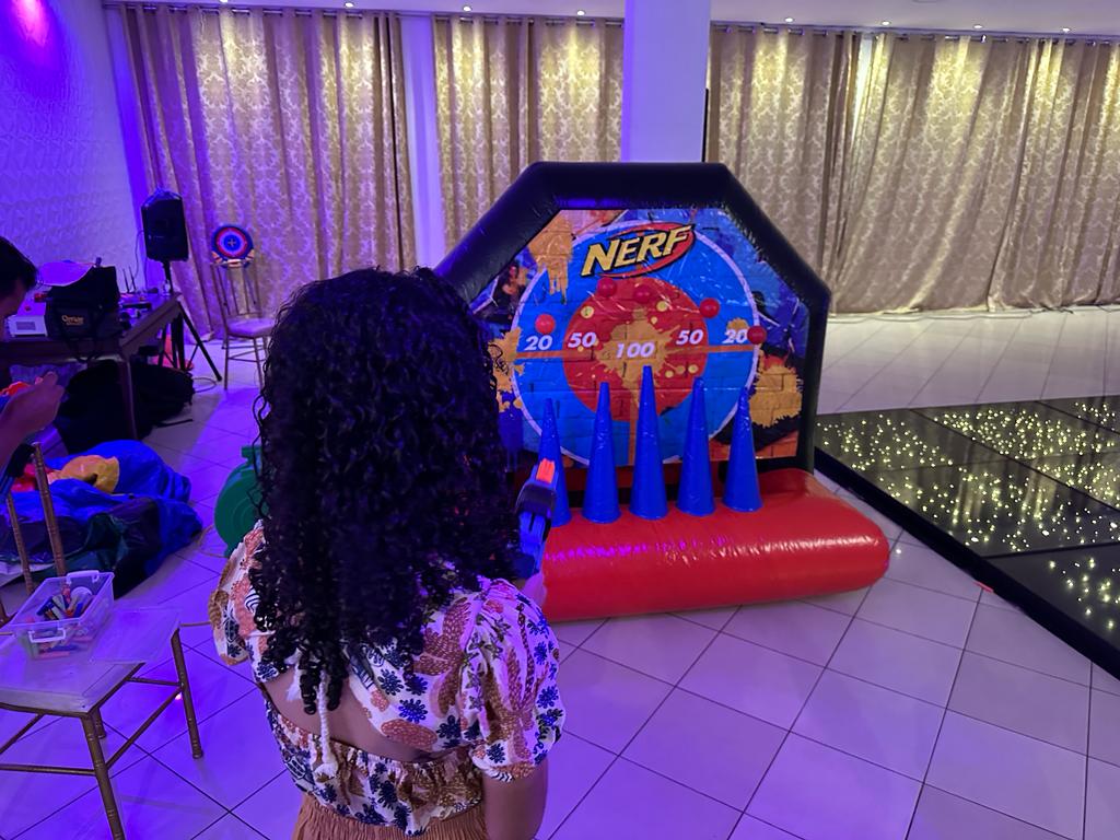 Locação do Jogo Dual Nerf Inflável em João Pessoa - PB - Locação de ...
