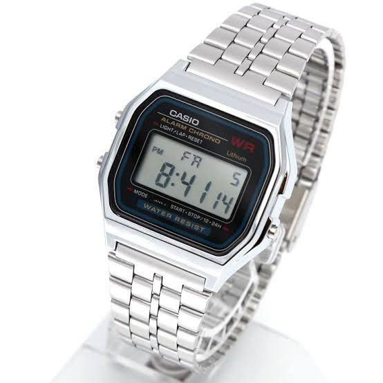 Relógio Casio Unissex Vintage A159WA-N1DF - Pratas da Dani - Pratas de Lei e Acessórios