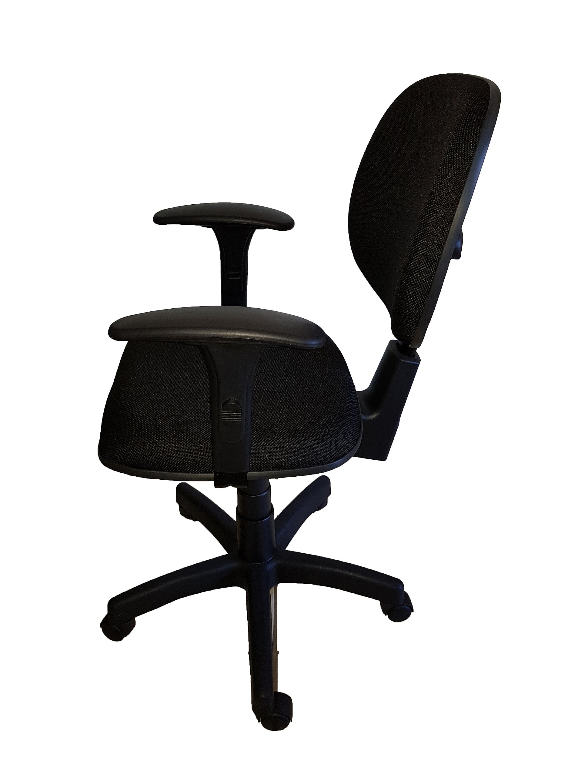 Cadeira de escritório Digitador em tecido com base backsystem - Accento ...