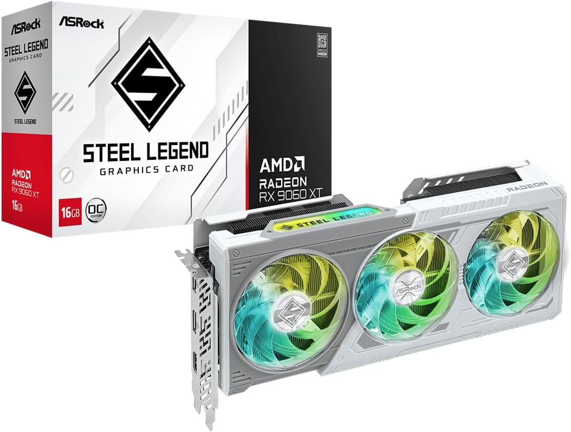 Placa De Vídeo Amd Radeon Rx 9060 Xt Steel Legend Oc16gb - INFO3 ...