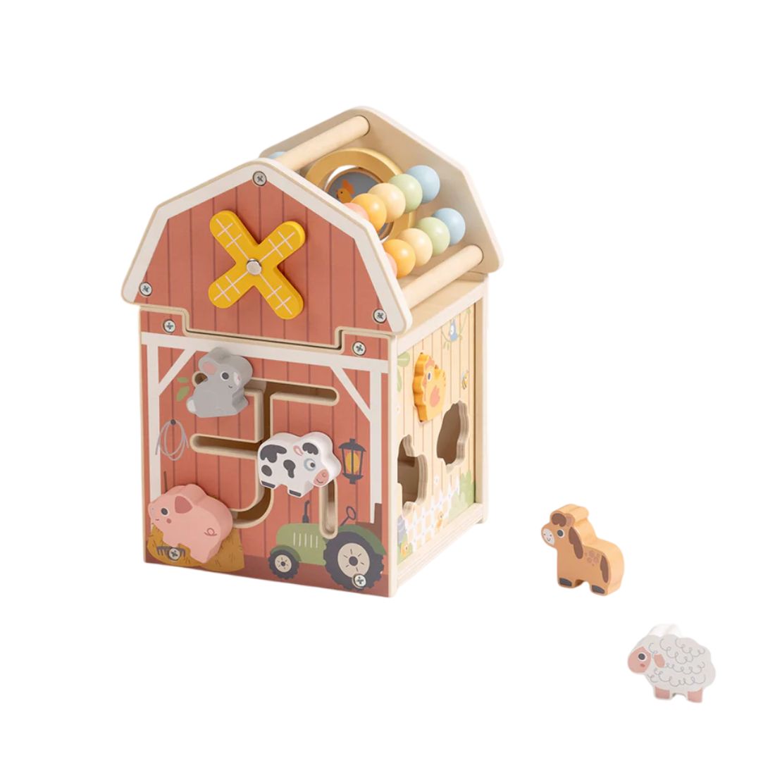 Minha Primeira Fazendinha em Madeira Tooky Toy - Educativos Brinquedos
