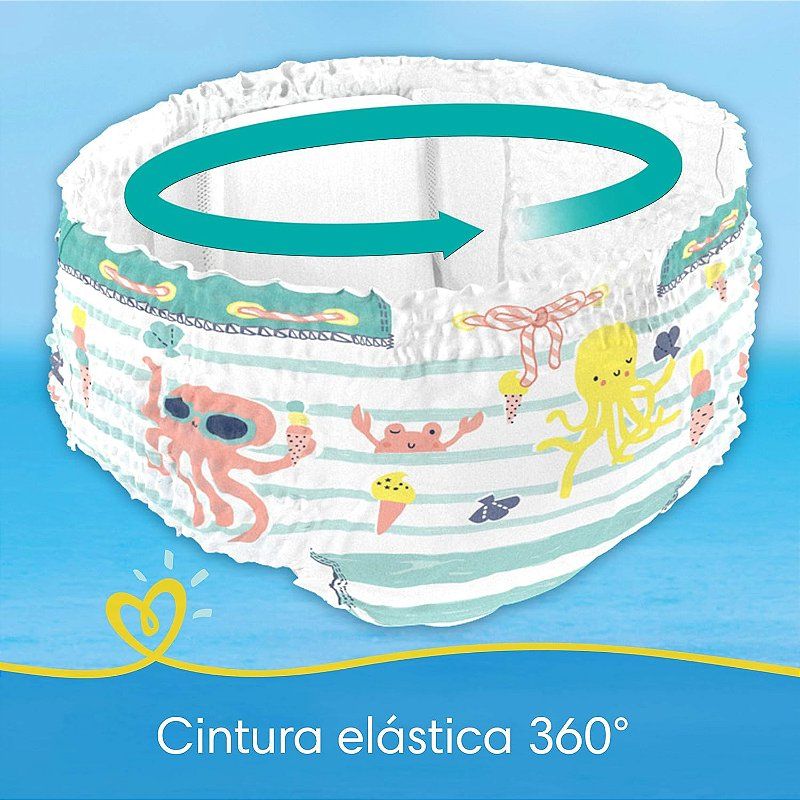 Fralda de Piscina Infantil Pampers Splashers | Proteção e Conforto aos ...