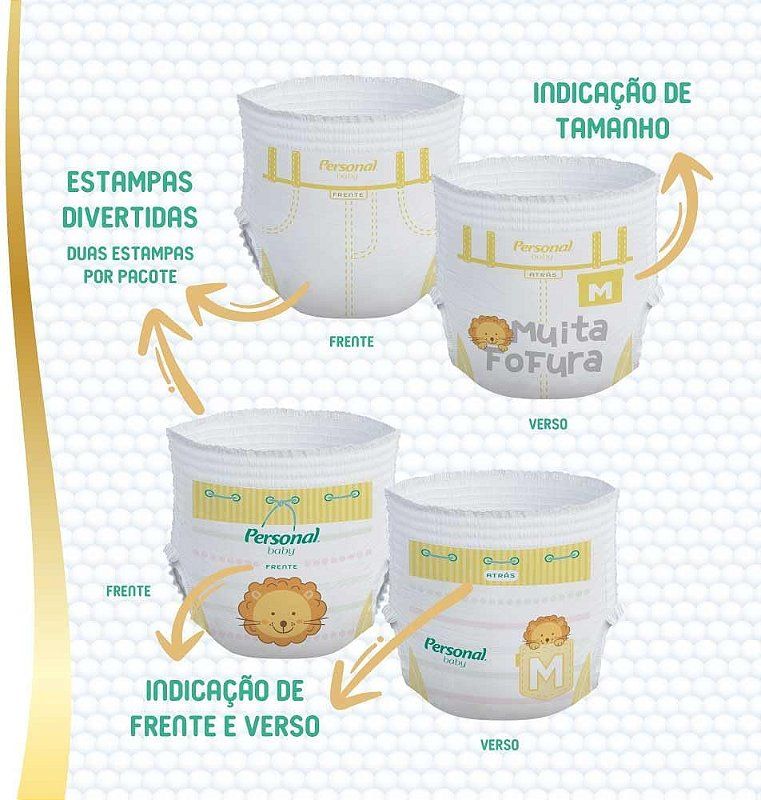 Fralda Personal Baby XG Premium Pants - Conforto e Praticidade - Casa ...