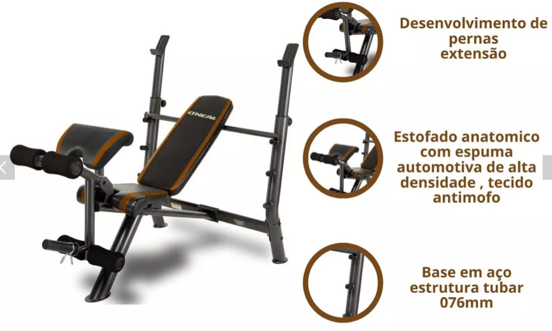 Banco supino Multifuncional - ONEAL FIT