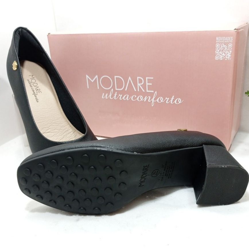 Sapato Modare Ultraconforto Salto GrossoTecnologia Ultracomfy - CASALAR.COM
