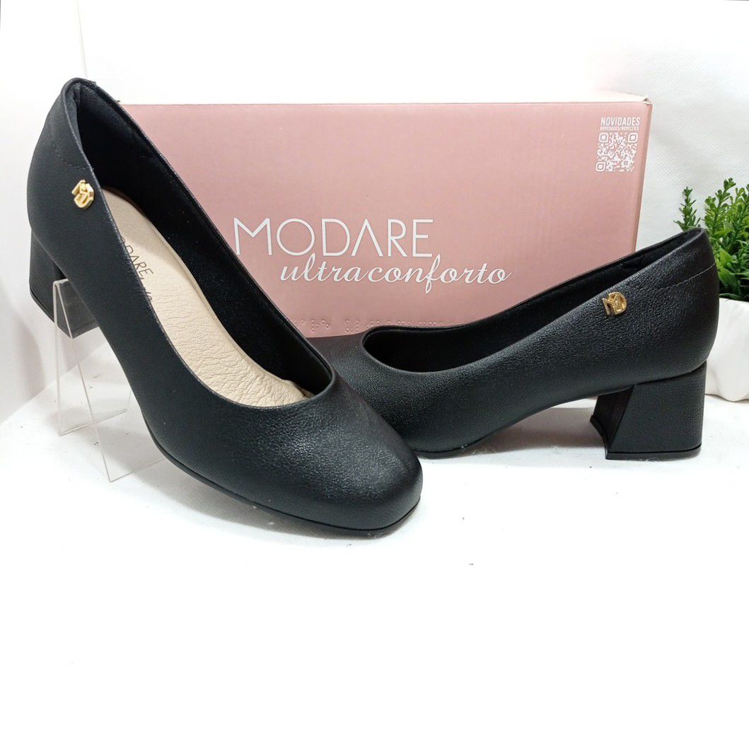 Sapato Modare Ultraconforto Salto GrossoTecnologia Ultracomfy - CASALAR.COM