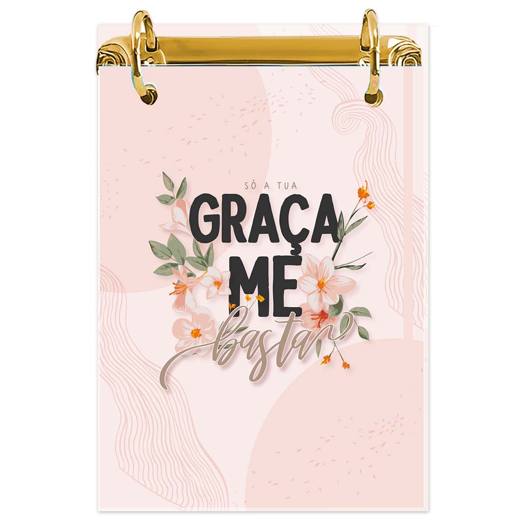 Bloco Fichário A5 Personalizado Reposicionável: Cristã 28 - Thalyta Stamp