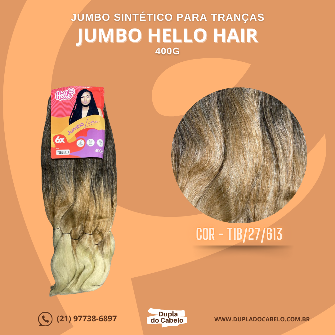 Jumbo Hello Hair - 400g - Dupla do Cabelo
