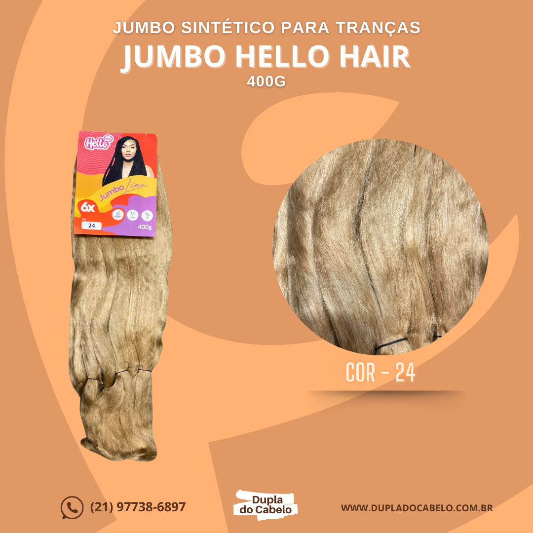 Jumbo Hello Hair - 400g - Dupla do Cabelo