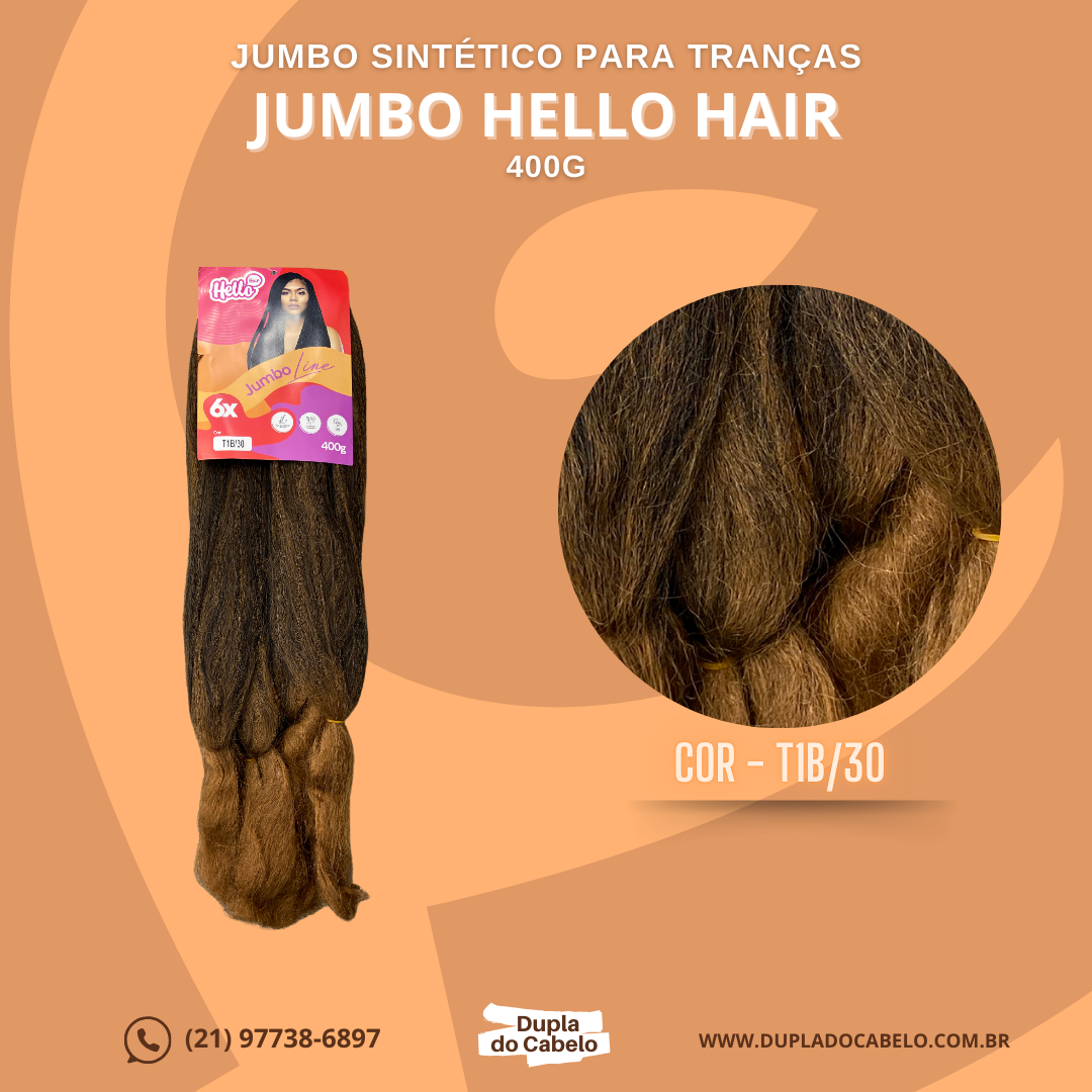 Jumbo Hello Hair - 400g - Dupla do Cabelo