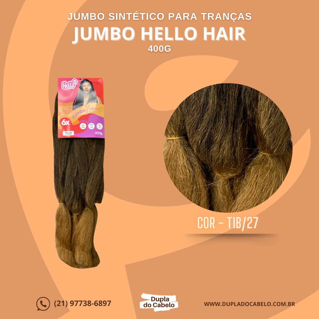 Jumbo Hello Hair - 400g - Dupla do Cabelo