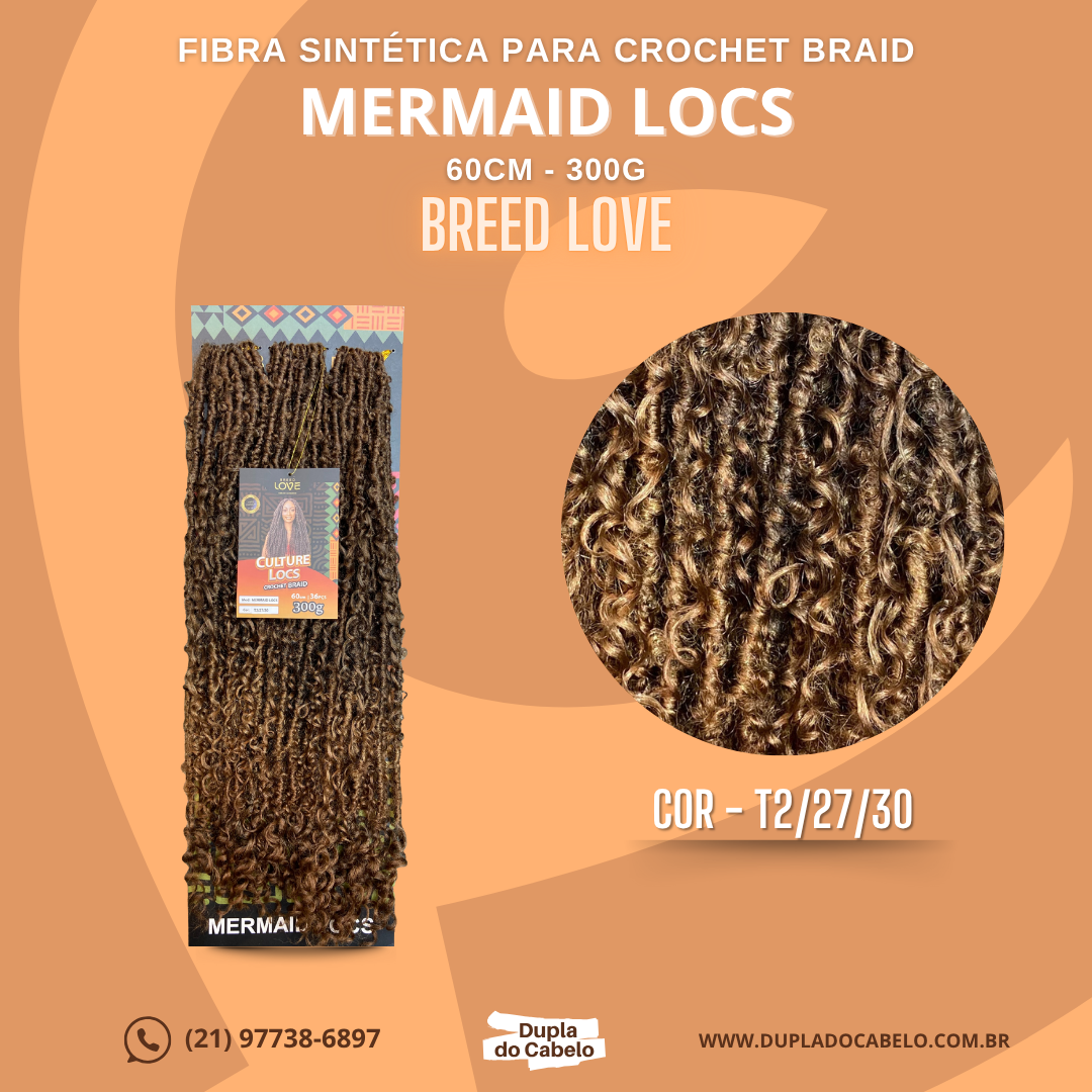 Mermaid Locs Breed Love - 300g - Dupla do Cabelo
