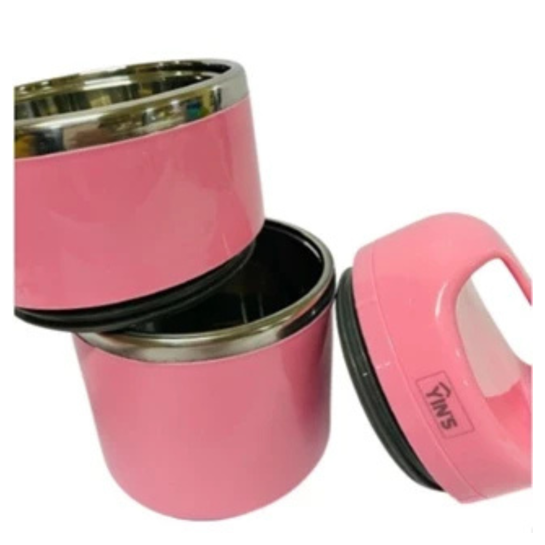 Marmita Lancheira 3 Divisórias Vertical Térmica camping - Cronos Esporte