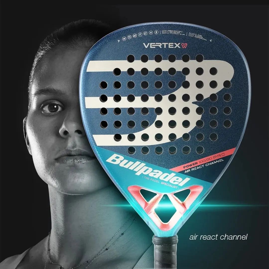 RAQUETE DE PADEL BULLPADEL VERTEX 03 W 2023 DELFI BREA - Loja Propadel