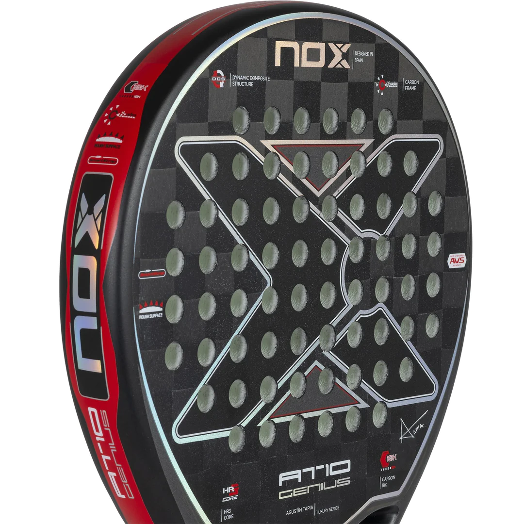 RAQUETE DE PADEL NOX AT10 GENIUS 18K 2023 - Loja Propadel