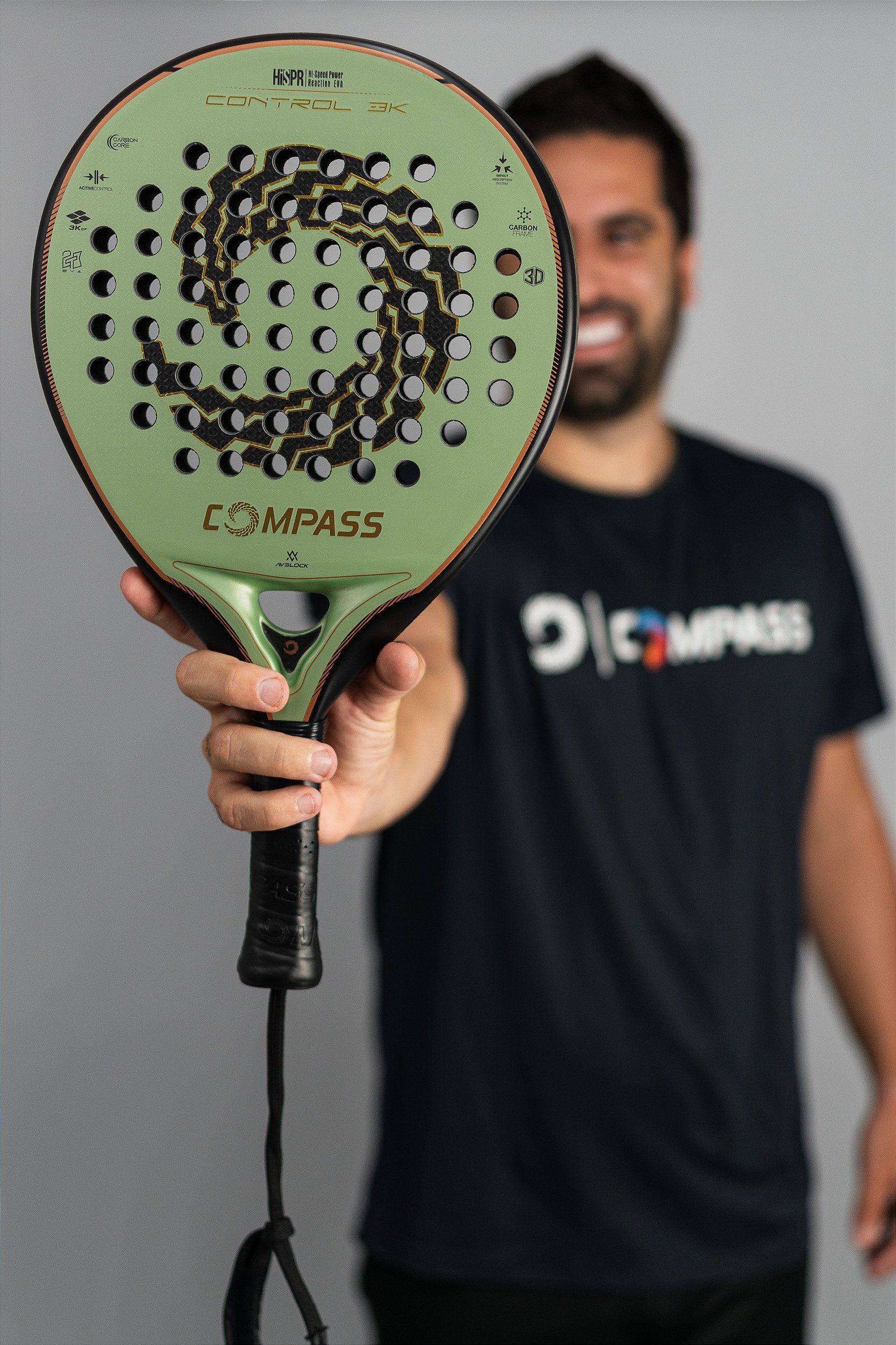 RAQUETE DE PADEL COMPASS CONTROL 2024 - Loja Propadel