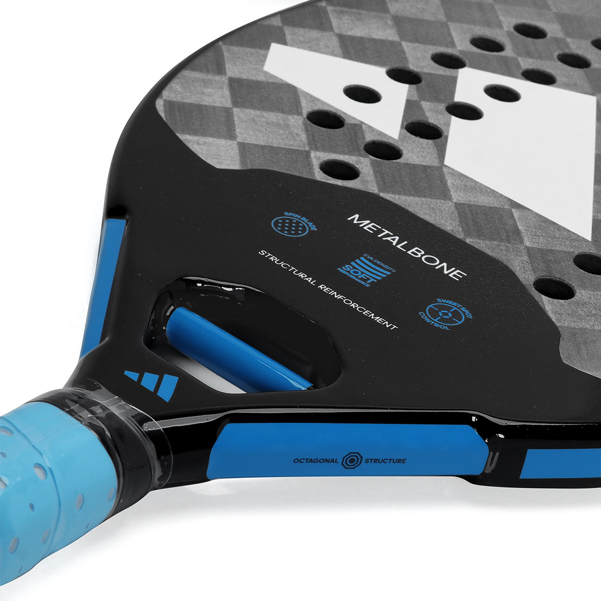 RAQUETE BEACH TENNIS ADIDAS ADIDAS METALBONE 3.2 AZUL 2024 - Loja Propadel