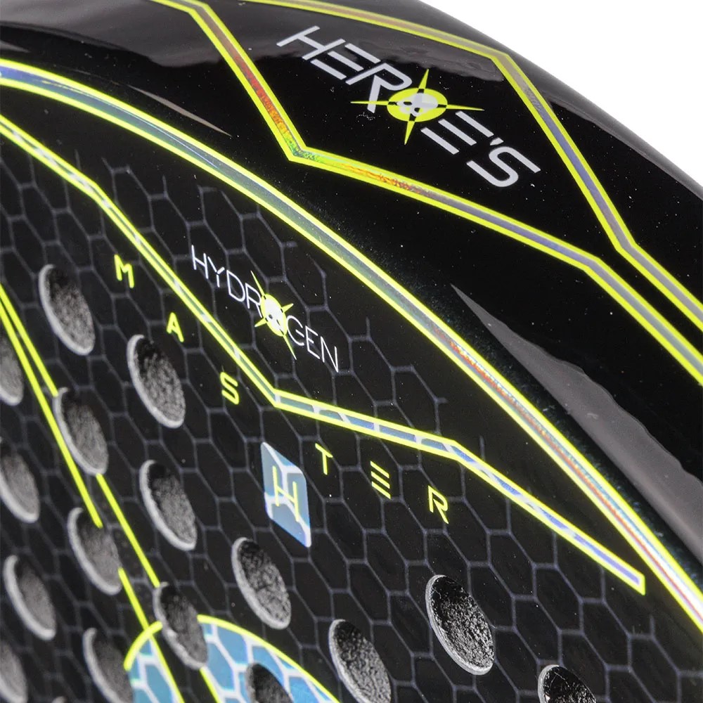 RAQUETE DE PADEL HEROE'S PREDATOR MASTER HYDROGEN 3K 2024 COM CAIXA ...