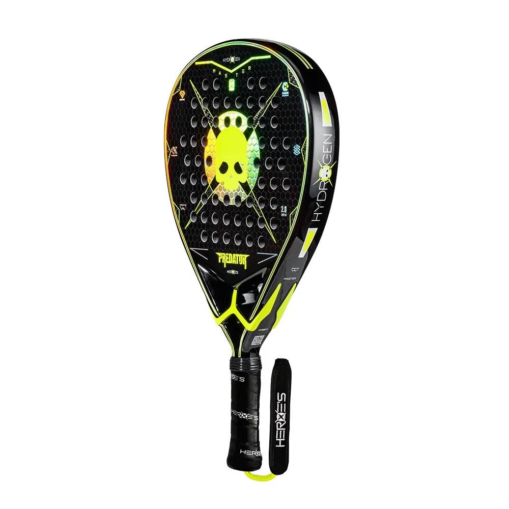 RAQUETE DE PADEL HEROE'S PREDATOR MASTER HYDROGEN 3K 2024 COM CAIXA ...