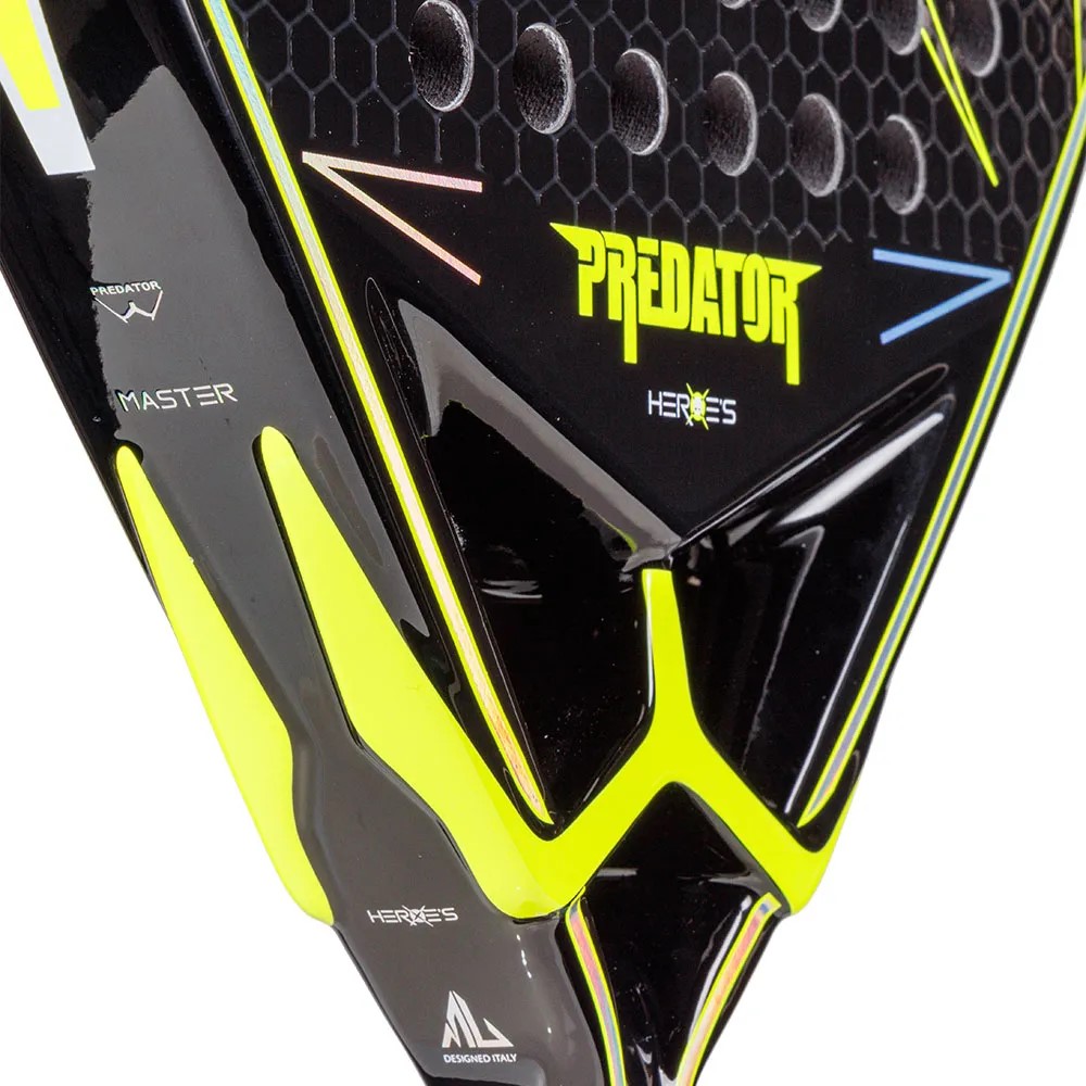 RAQUETE DE PADEL HEROE'S PREDATOR MASTER HYDROGEN 3K 2024 COM CAIXA ...