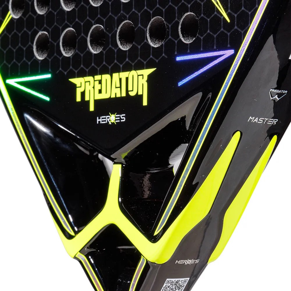 RAQUETE DE PADEL HEROE'S PREDATOR MASTER HYDROGEN 3K 2024 COM CAIXA ...