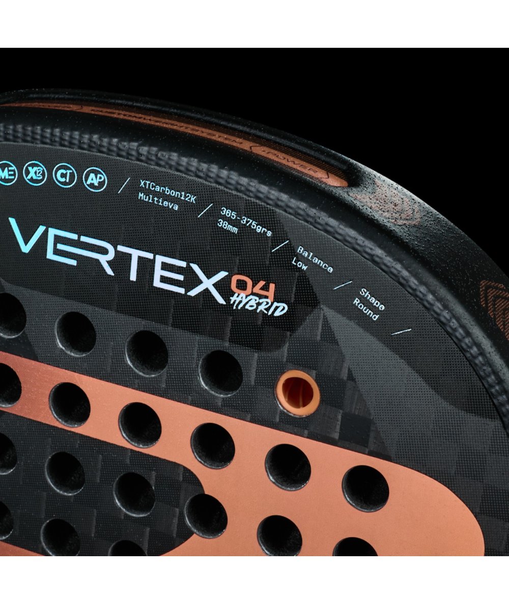 RAQUETE DE PADEL BULLPADEL VERTEX 04 HYBRID 2025 - Loja Propadel