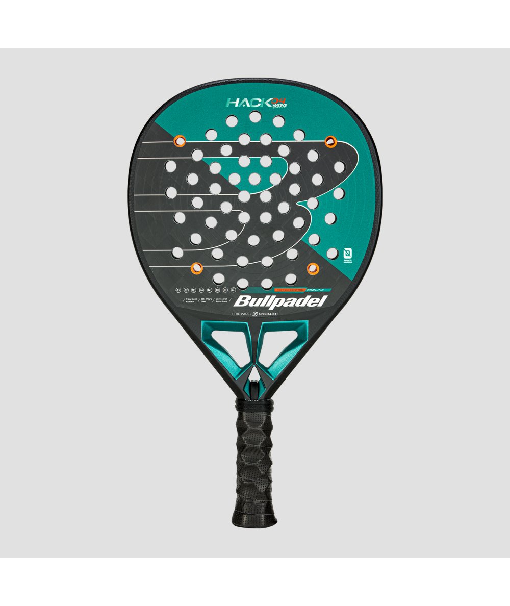 RAQUETE DE PADEL BULLPADEL HACK 04 HYBRID 2025 - Loja Propadel