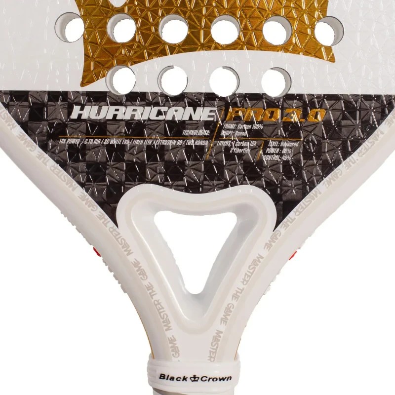 RAQUETE DE PADEL BLACK CROWN HURRICANE PRO 3.0 2025 – MARTA MARRERO ...