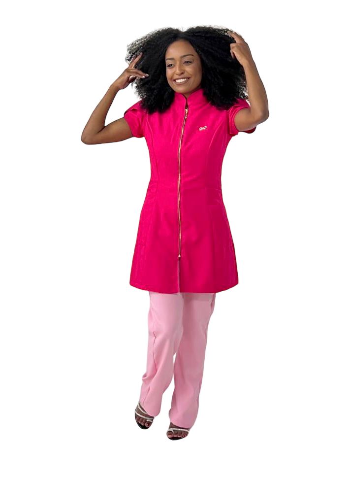 Jaleco Helena Pink - Dra. Bete