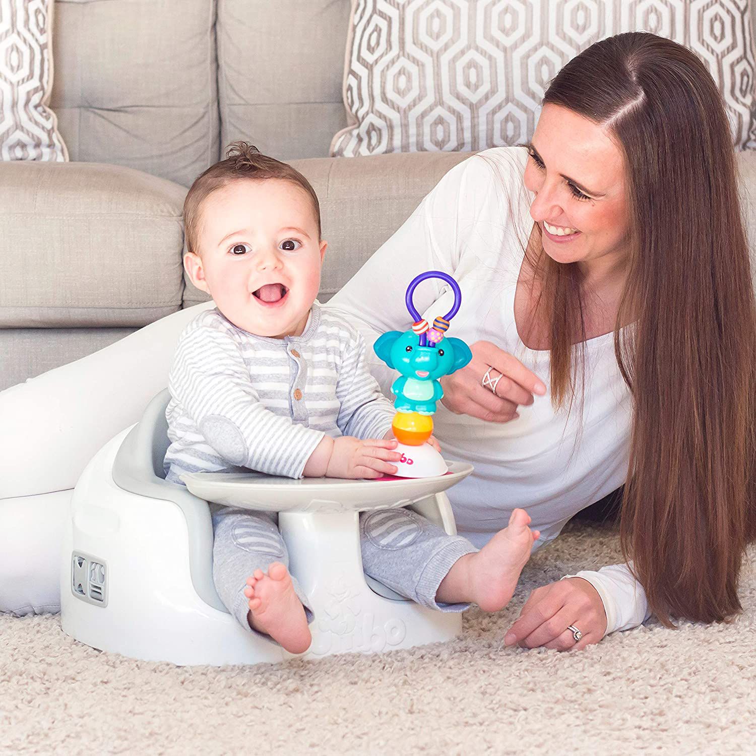 Cadeira Multi Assento 3 em 1 Cinza - Bumbo - Baby Buys Brasil