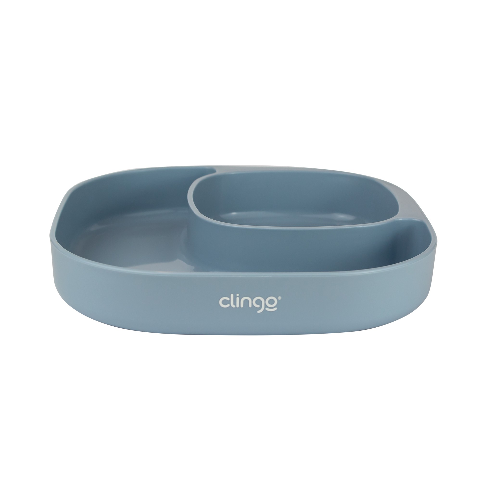 Kit alimentação Daily 4 em 1 em silicone Azul - Clingo - Baby Buys Brasil