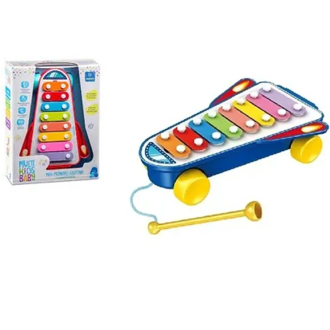 Meu Primeiro Xilofone Azul - Multikids Baby - Baby Buys Brasil