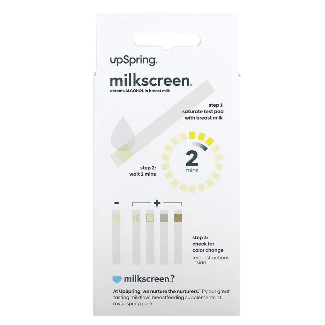 Milkscreen Teste de Presença de Álcool No Leite Materno 20 tiras - Baby ...