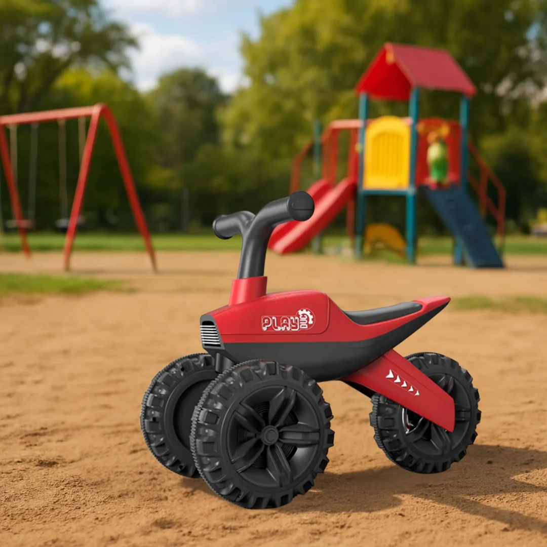 Triciclo Infantil de Equilíbrio Luz e Som 3 Rodas Rider Vermelho ...