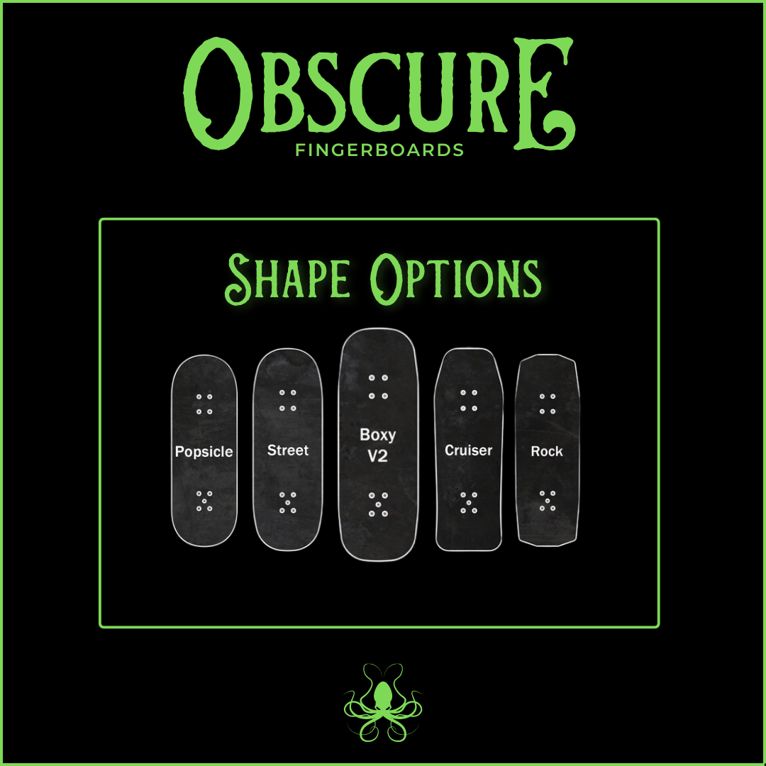 Deck marca Custom linha *Obscure* Split-Ply (35x98mm)(8.4g)(Cruiser ...