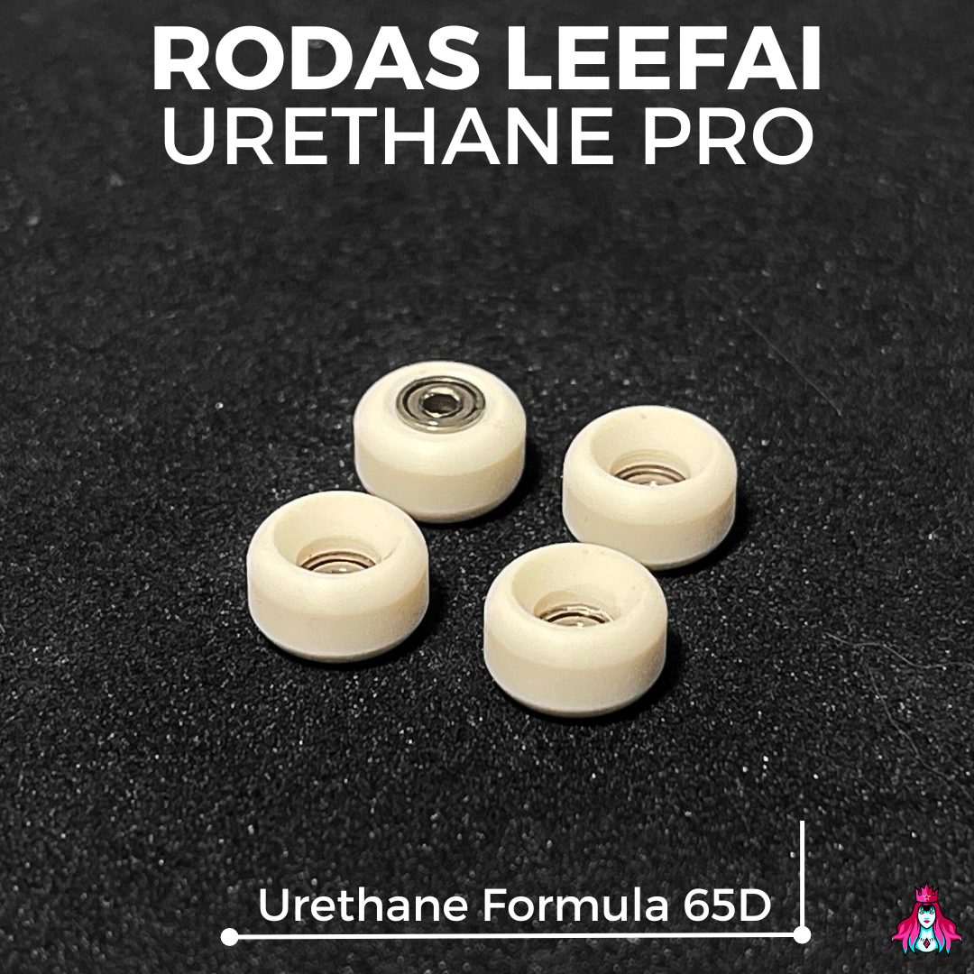 Rodas Leefai Urethane Pro Urethane Formula 65D (7.5x4.5mm) cor Off ...