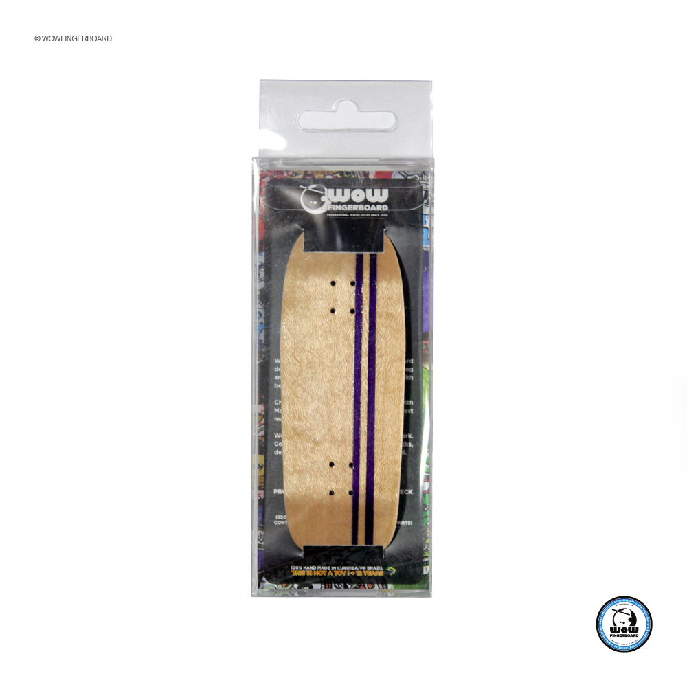 Deck WoW Split Ply Series - Line Purple - Bowl - Deep 35mm - Custom Shop