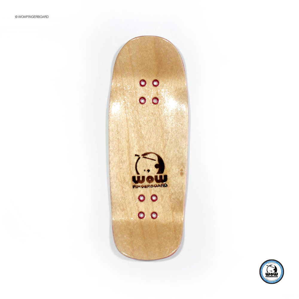 Deck WoW Split Ply Series - Line Orange - Bowl - Deep 35mm - Custom Shop