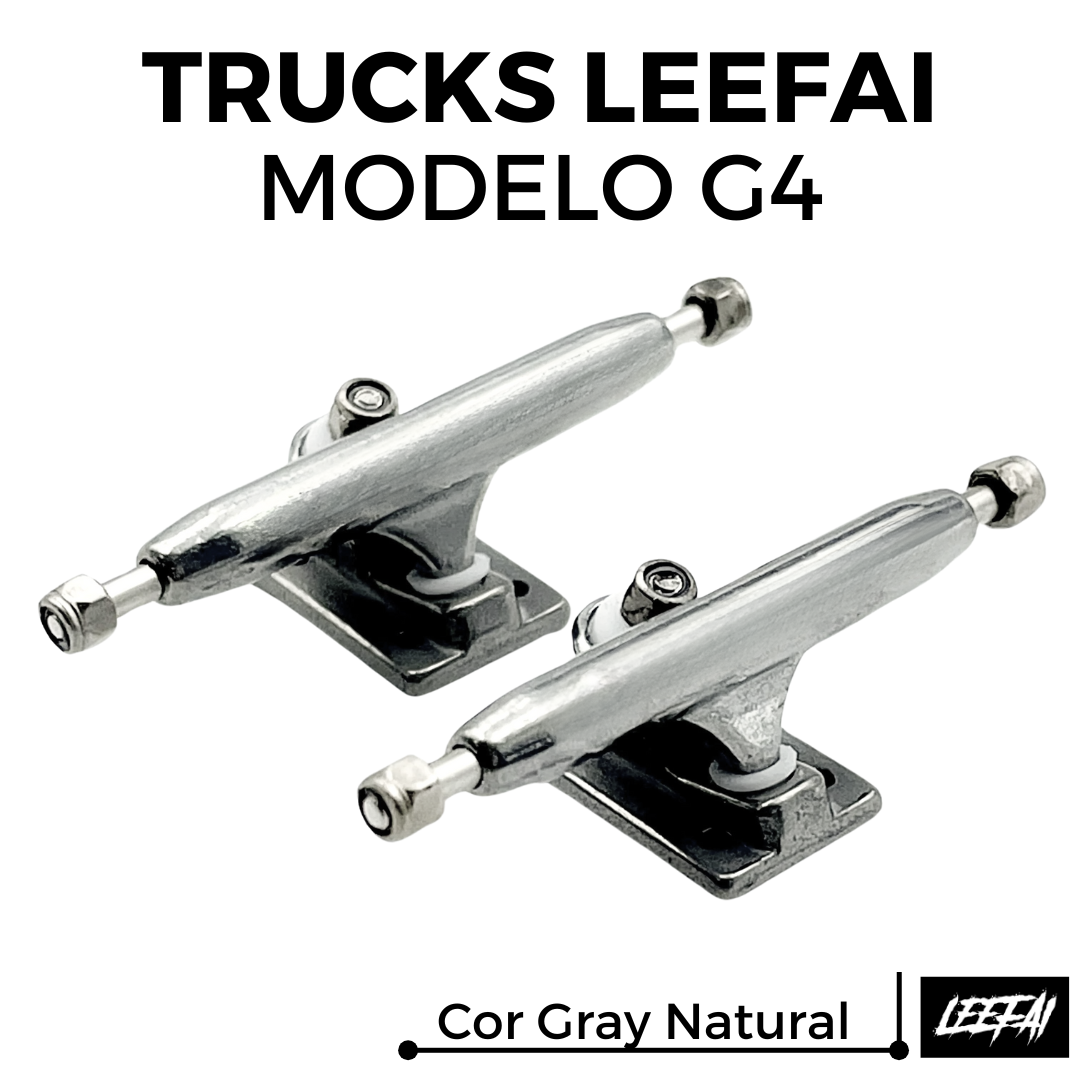 Fingerboard Premium Custom 34mm - Santa Cruz Hand - Trucks Leefai G4 ...