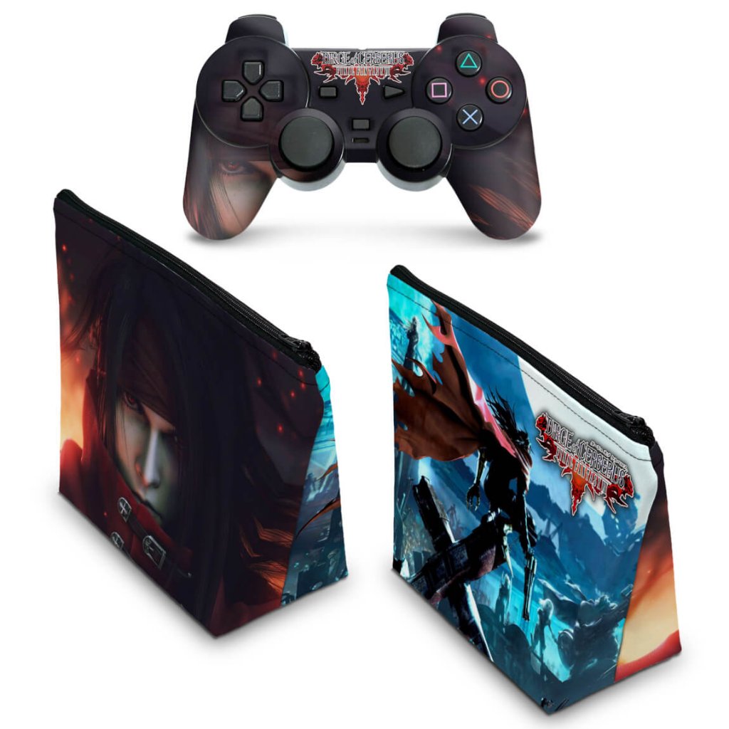 KIT Capa Case e Skin PS2 Controle - Final Fantasy VII - Pop Arte Skins ...