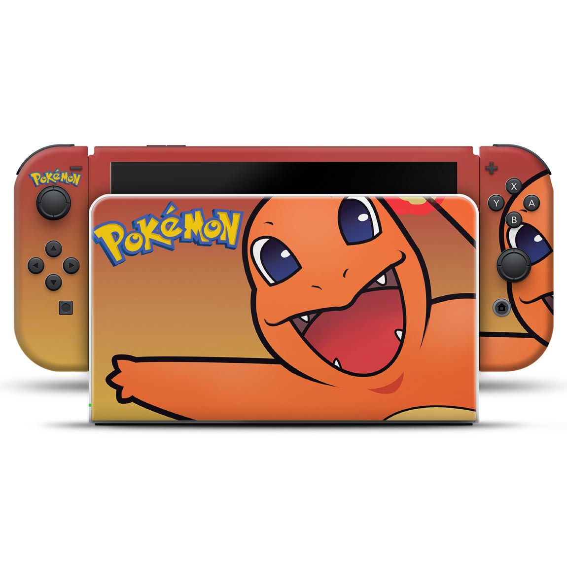 Nintendo Switch Oled Skin - Pokémon Charmander - Pop Arte Skins Atacado