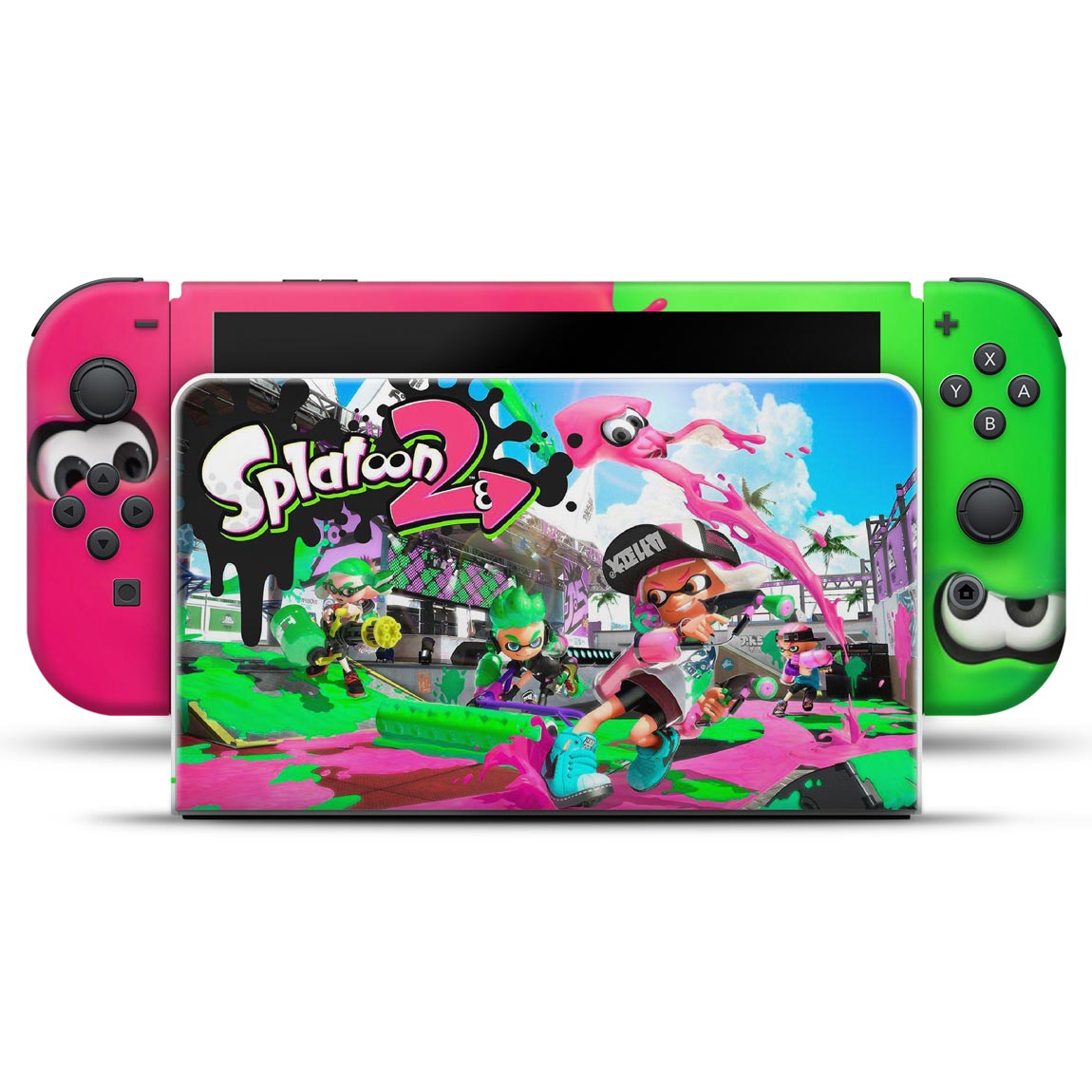 Nintendo Switch Oled Skin - Splatoon 2 - Pop Arte Skins Atacado