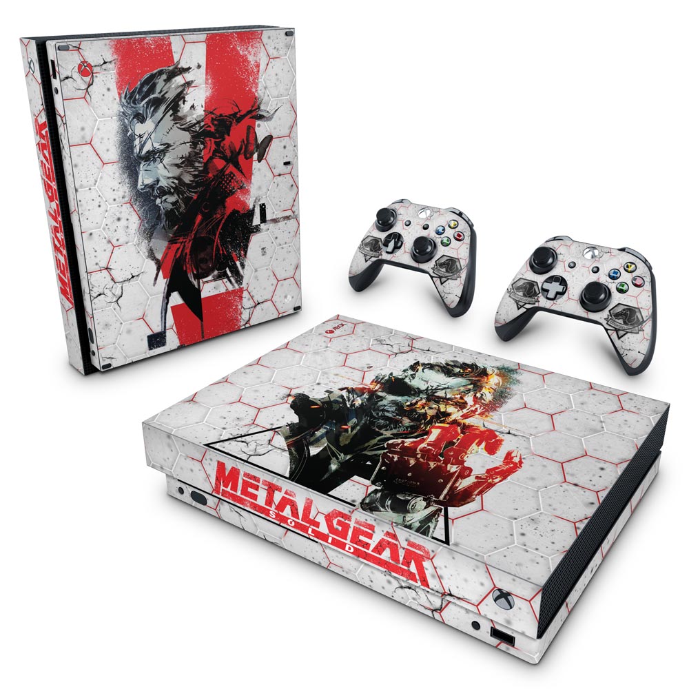 Xbox One X Skin - Metal Gear Solid - Pop Arte Skins Atacado